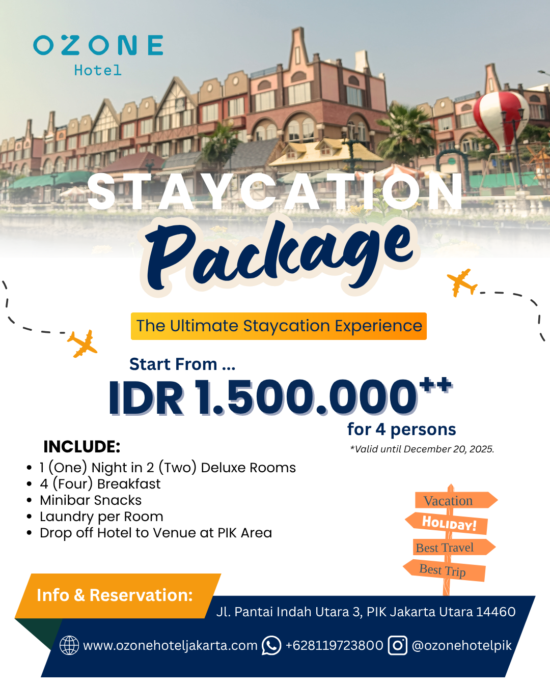 Offers & Deals | Ozone Hotel Jakarta